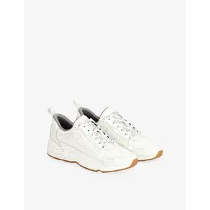Sandro Flame Leather Low-top Trainers - White