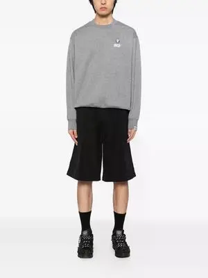 AAPE BY *A BATHING APE Logo-appliqué Sweatshirt - Grey
