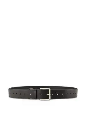 Givenchy Leather Buckle Belt - Black