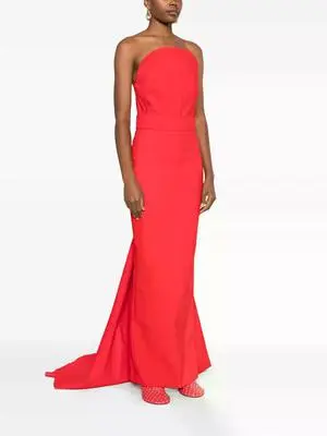 Solace London Citra Belted Fishtail Maxi Dress