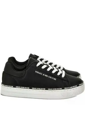 Versace Logo Detail Lace-up Trainers