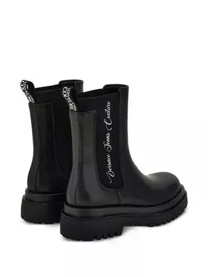 Versace Elastic-insert Platform Boots