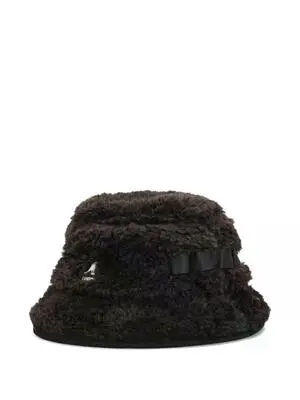 KANGOL Embroidered-logo Fleece Bucket Hat