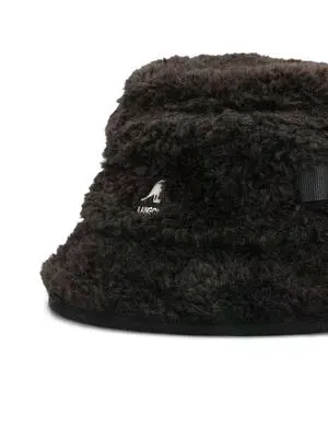 KANGOL Embroidered-logo Fleece Bucket Hat