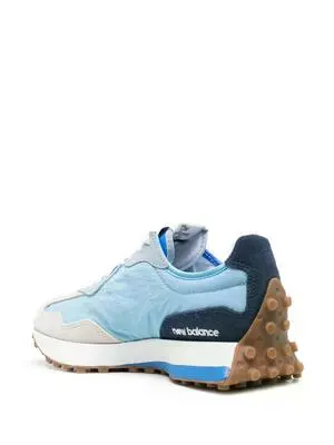 NEW BALANCE 327 Suede Low-top Sneakers - Blue