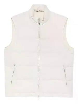 Eleventy Quilted Zip-front Vest