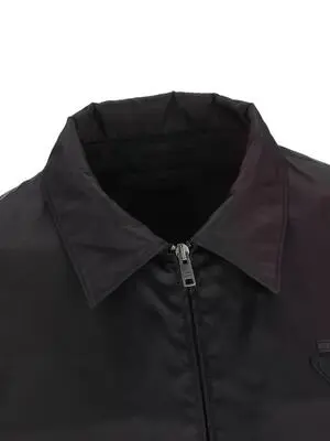 Prada Logo Plaque Cropped Jacket