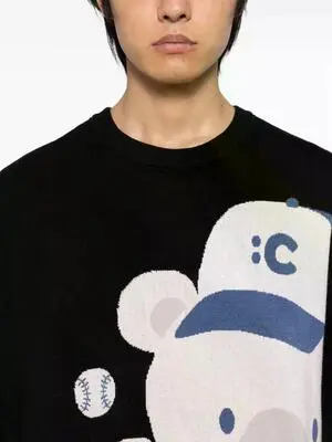 CHOCOOLATE Bear-print Jumper