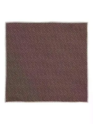 Brunello Cucinelli Herringbone-pattern Pocket Square
