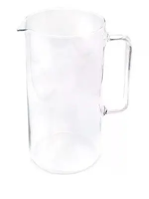 HAY Glass Handle Jug - White
