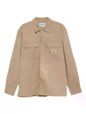 Carhartt Work In Progress Logo-patch Shirt - Neutrals