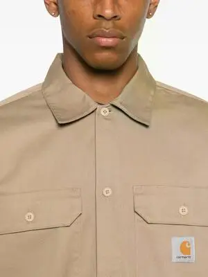 Carhartt Work In Progress Logo-patch Shirt - Neutrals