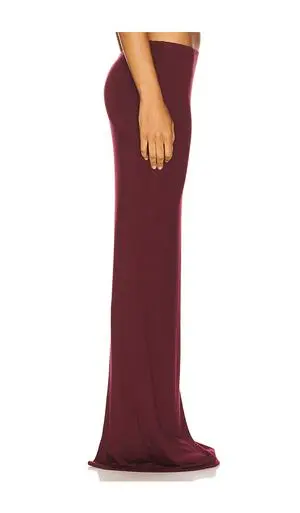 Eterne Maxi Soft Jersey Skirt - Wine