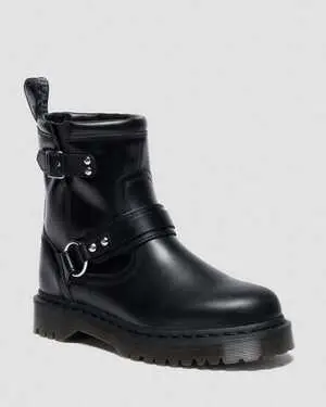 Women's Leather Biker Boots