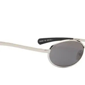 Gucci Gg1942s Round Frame Sunglasses - Silver/grey