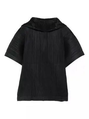 Pleats Please Issey Miyake Straight Hem T-shirts For Women