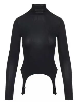 JEAN PAUL GAULTIER Garter High-neck Top