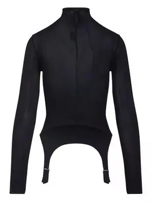 JEAN PAUL GAULTIER Garter High-neck Top