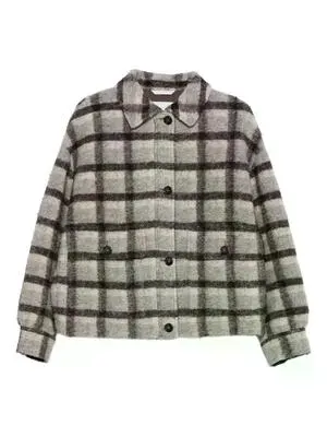 Marc O'polo Check-pattern Wool Jacket