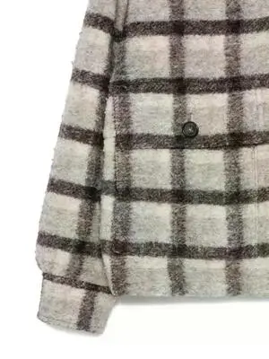 Marc O'polo Check-pattern Wool Jacket