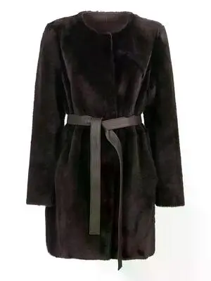 DESA 1972 Sheepskin Belted Coat