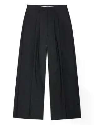 HERSKIND Pinstripe Pleated Front Trousers