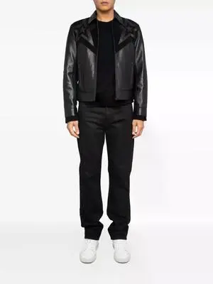 Zadig&Voltaire Star-appliqué Leather Jacket