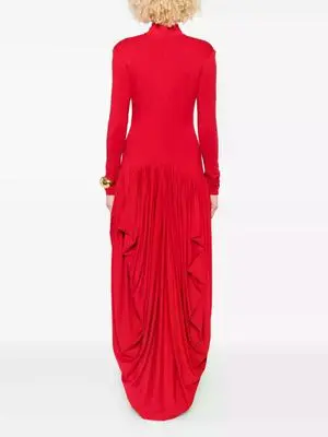Magda Butrym High-neck Pleated Dress