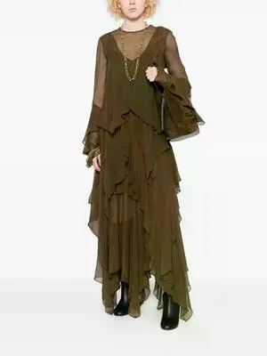 Zimmermann Cascading Ruffle Maxi Dress