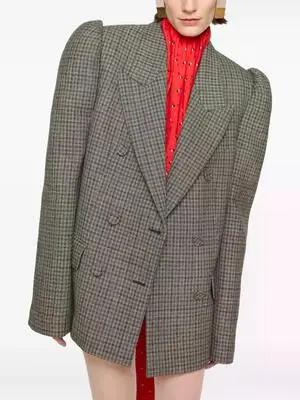 Acne Studios Houndstooth Double-breasted Blazer