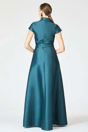 Sachin & Babi Etienne Gown - Forest Green