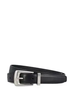 Saint Laurent Folk-buckle Belt - Black