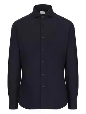 XACUS Long-sleeved Button-down Shirt - Black