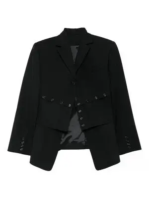 Rokh Button Detailed Blazers For Women