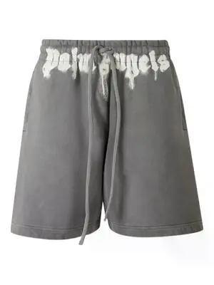 Palm Angels Logo-print Drawstring Shorts
