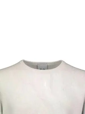 ALLUDE Cashmere Crew-neck Sweater - White