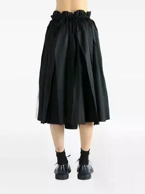 COMME DES GARÇONS TAO Pleated Drawstring Midi Skirt
