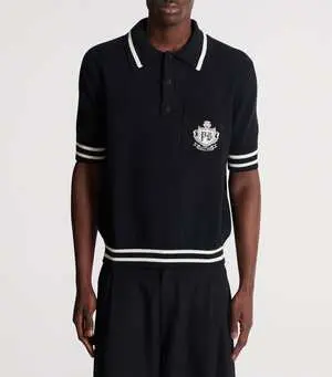 Balmain College Emblem Polo Shirt