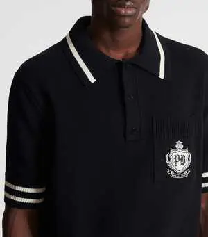 Balmain College Emblem Polo Shirt