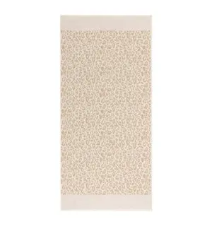 YVES DELORME Leopard Hand Towel - Ivory