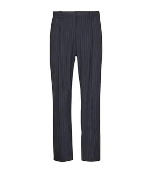 Balmain Virgin Wool Pinstripe Trousers