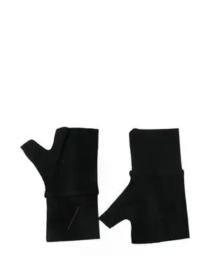 THOM KROM Fingerless Mittens - Black