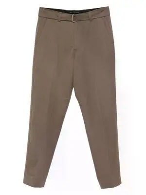 LOW BRAND Belted Cuffed Trousers