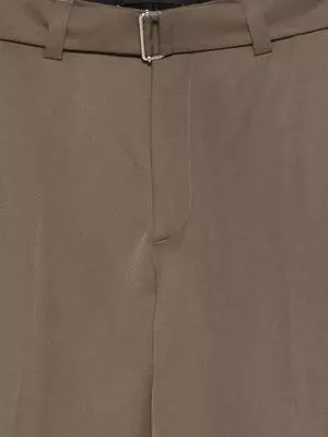 LOW BRAND Belted Cuffed Trousers