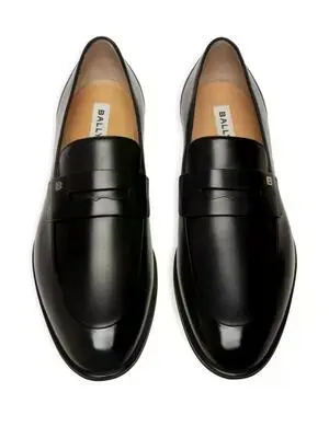 Bally Penny-slot Leather Loafers