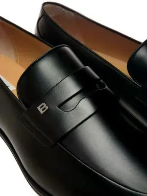 Bally Penny-slot Leather Loafers