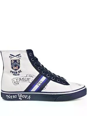 Polo Ralph Lauren Solomon Collegiate Hi-top Sneakers - White