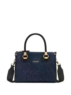 Liu Jo Logo-embossed Denim Tote