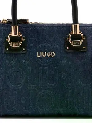 Liu Jo Logo-embossed Denim Tote
