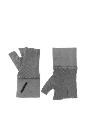 THOM KROM Fingerless Mittens - Grey